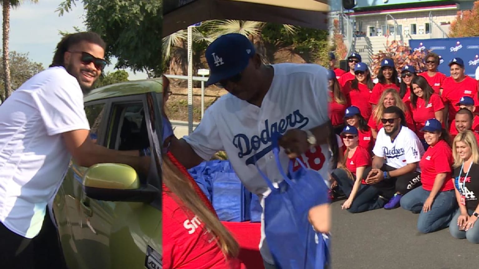 Dodgers joined by alumni for annual Turkey Giveaway | 11/17/2018 ...