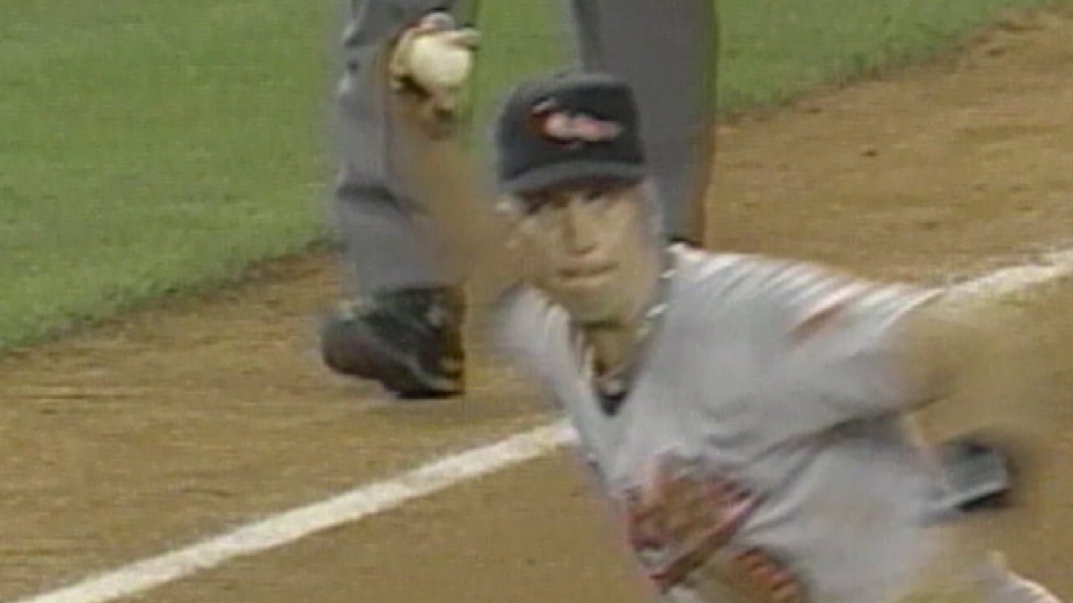 Cal Ripken dives, throws out Derek Jeter at first | 05/19/1998 | MLB.com
