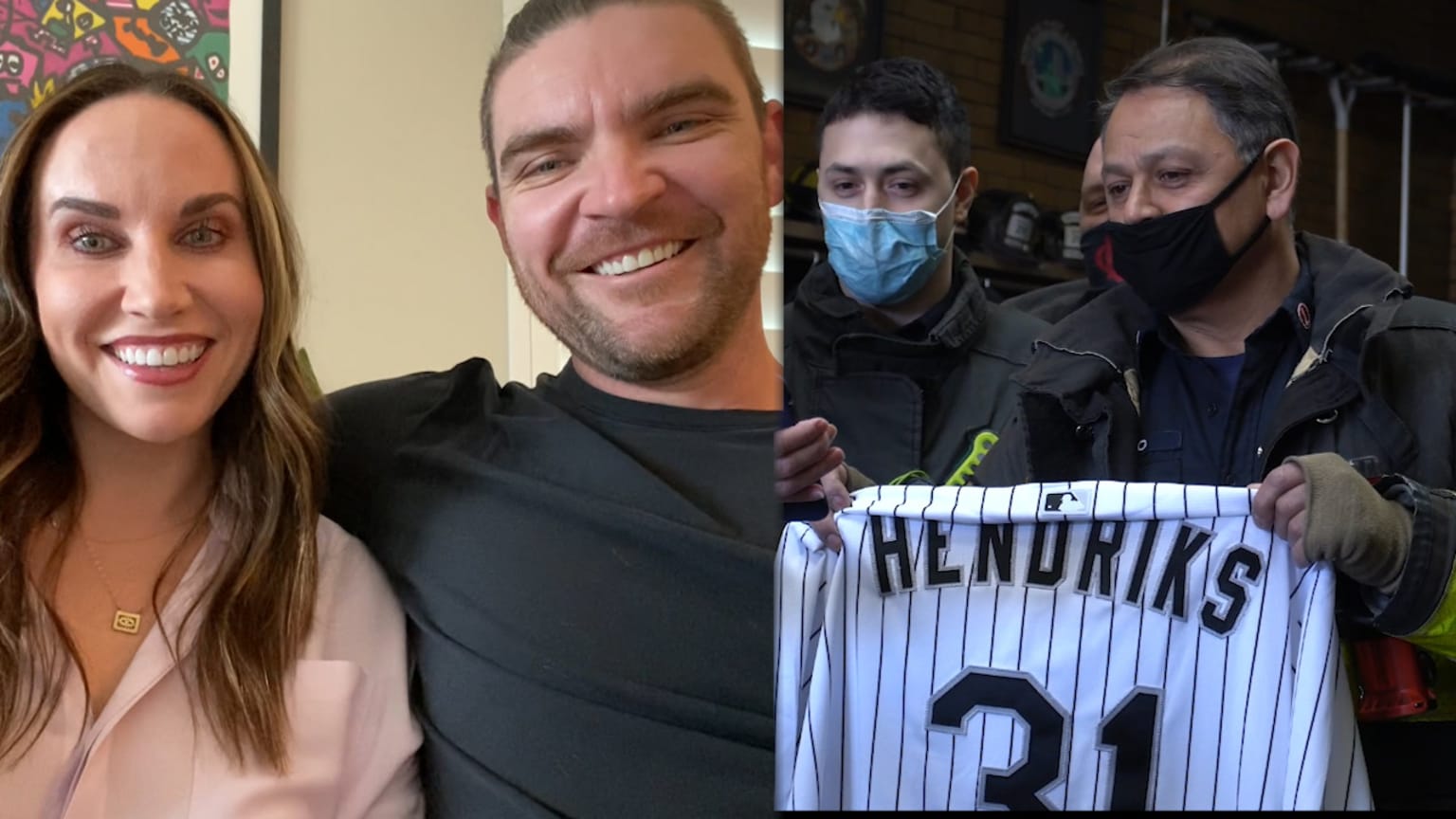 Liam, Kristi Hendriks treat firefighters at Engine 29 | 01/28/2021 ...