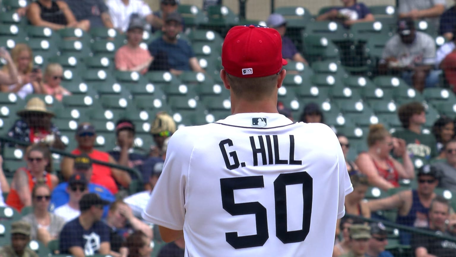Garrett Hill fans three Guardians in MLB debut | 07/04/2022 | Detroit ...