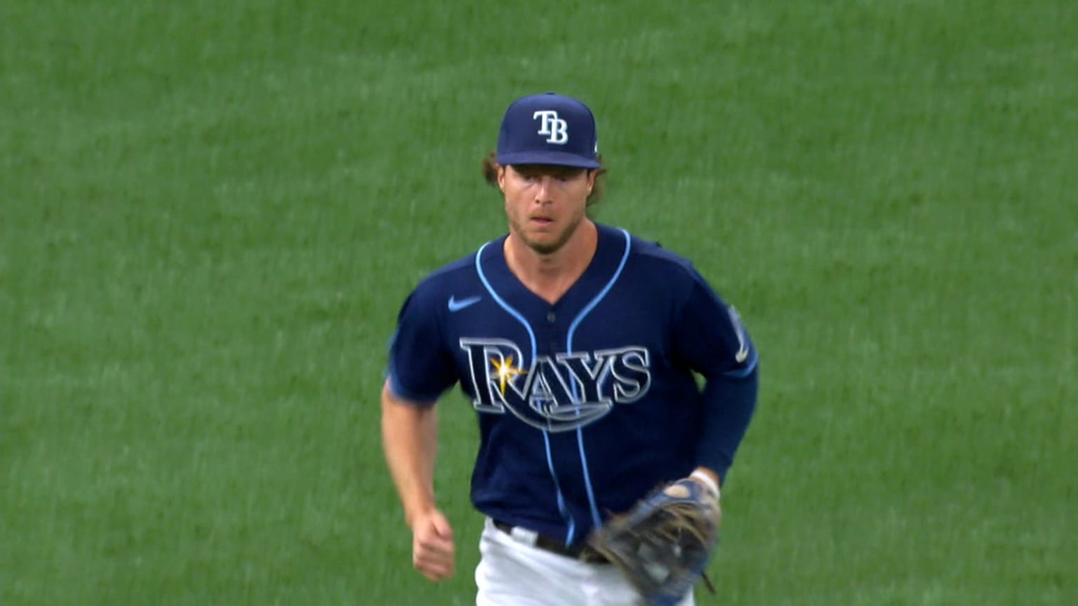 Fildeo corrido de Brett Phillips | 26/05/2021 | Los Rays de Tampa Bay