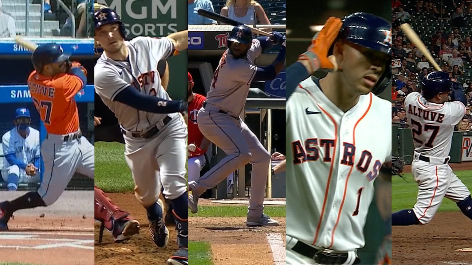 Astros tie MLB record with 10th multi-homer game | 18/06/2021 | Los ...