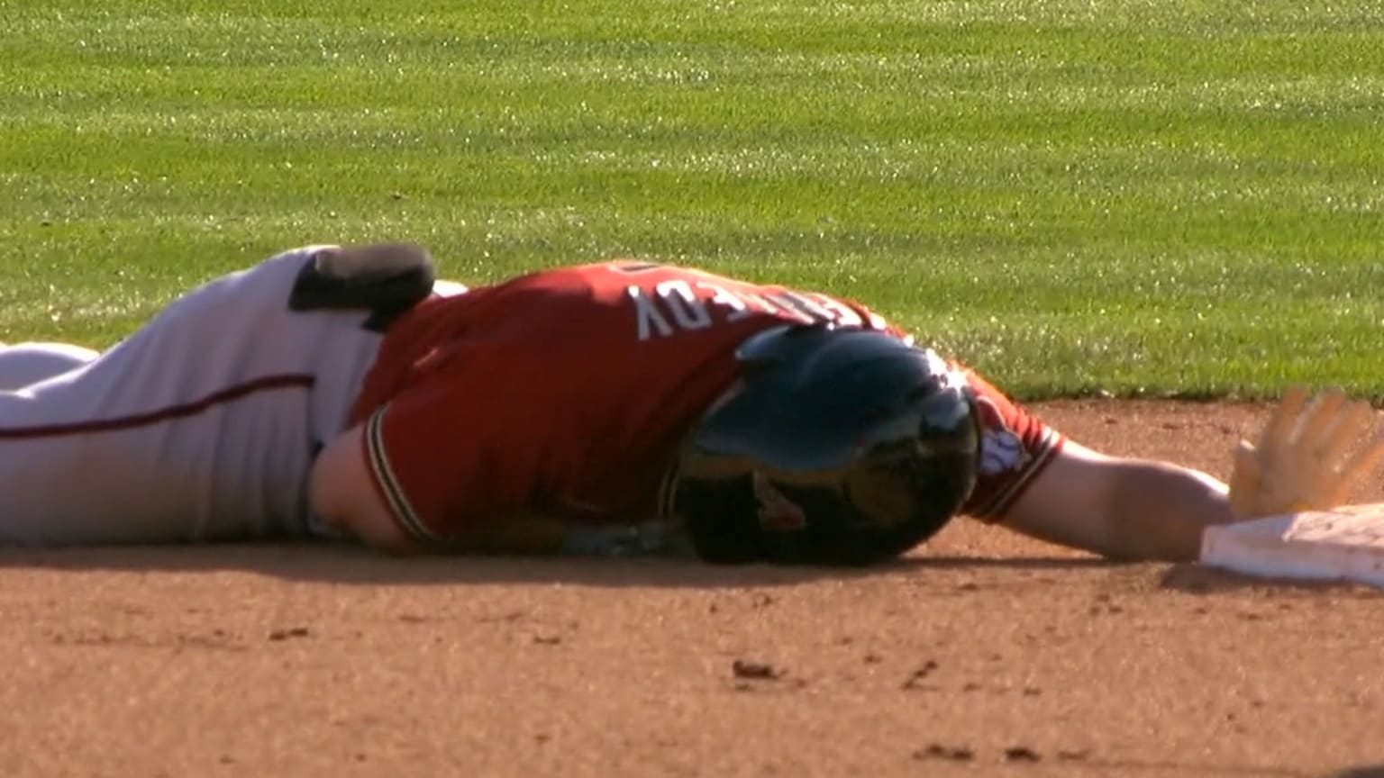 Buddy Kennedy crawls to second after misjudging slide | 03/07/2020 ...