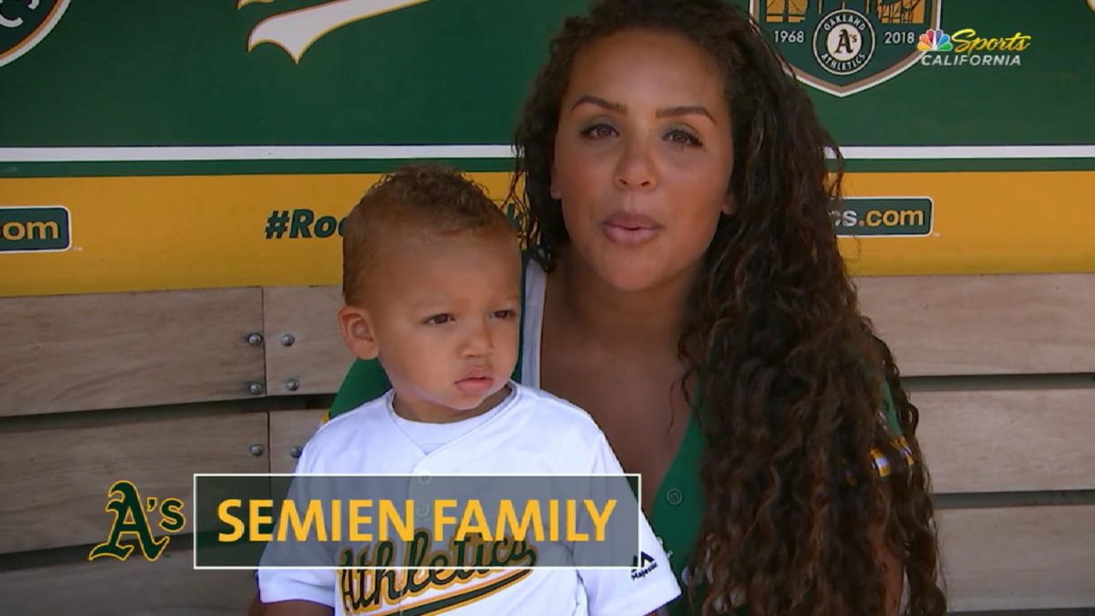 LAA@OAK: Semien receives a Father's Day message | 06/17/2018 | Athletics