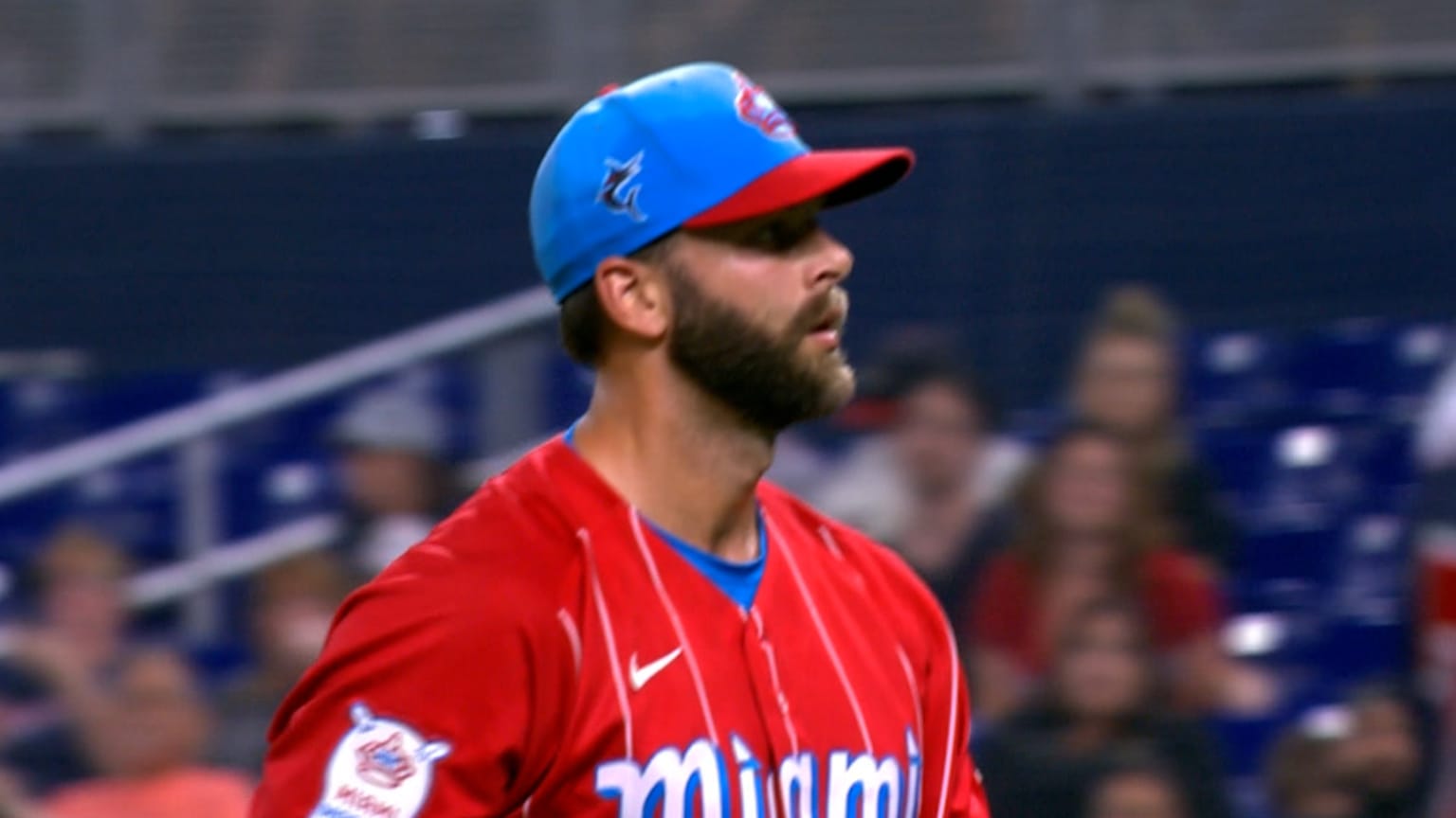 Tommy Nance strikes out Olson to escape the jam | 05/21/2022 | Miami ...