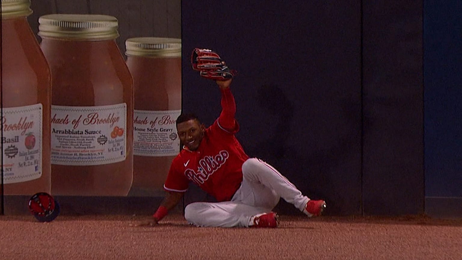 Johan Rojas makes a great leaping catch at the wall | 03/22/2021 ...