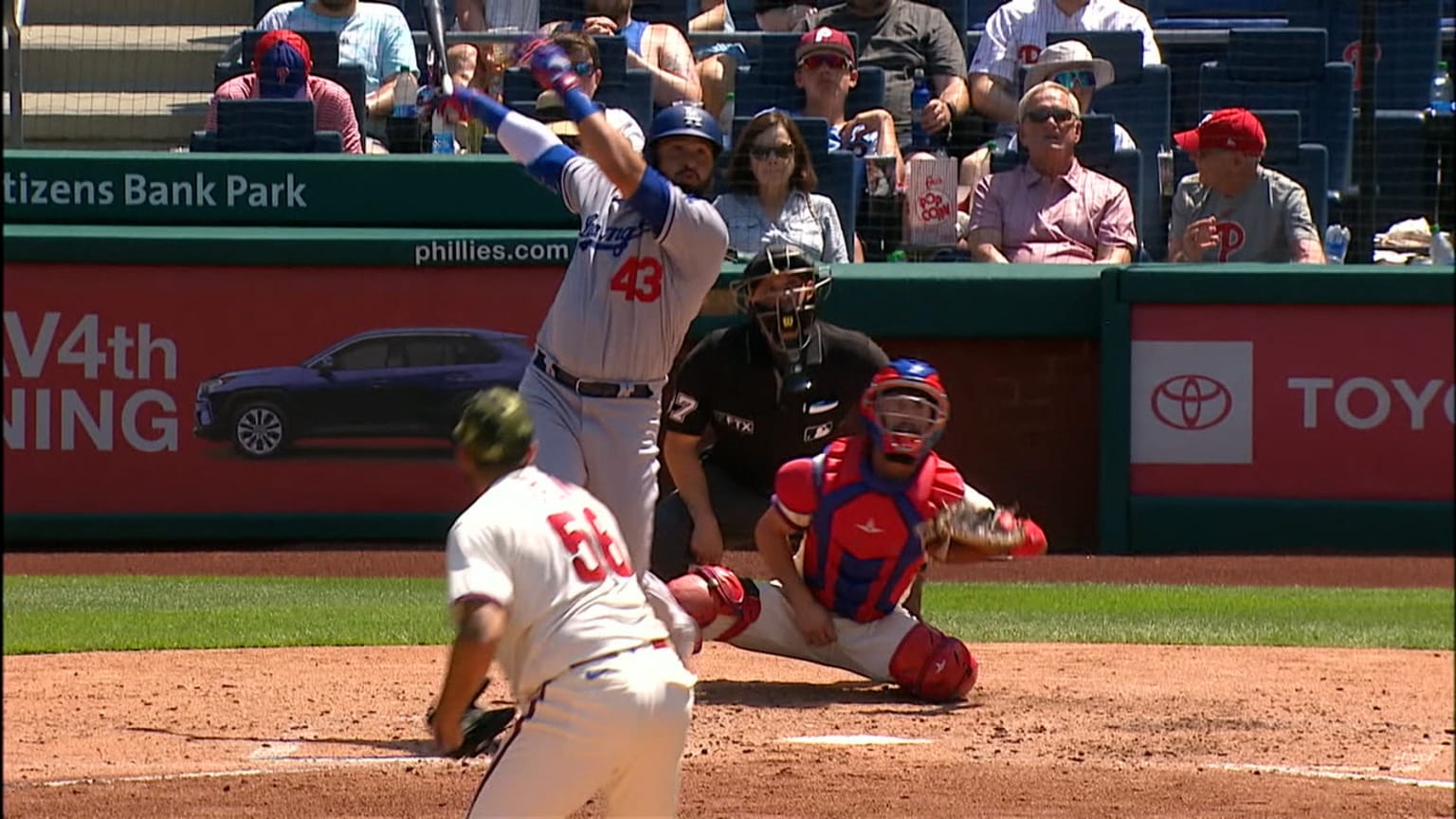 Edwin Ríos belts a solo homer to left-center field | 05/22/2022 | Los ...