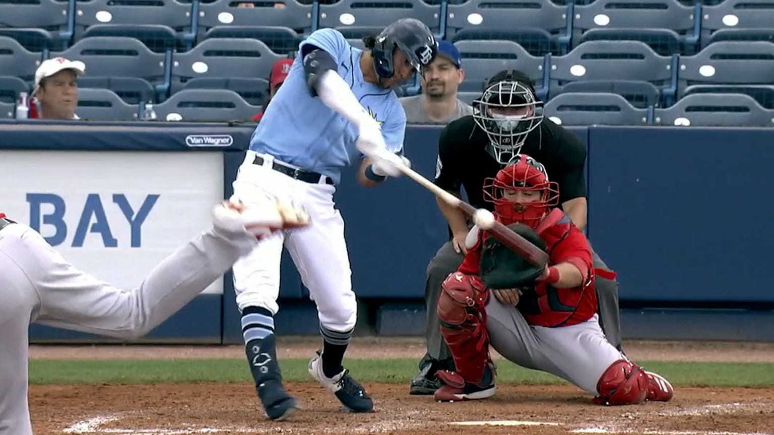Tristan Gray belts a solo home run to right field | 03/22/2021 | Tampa ...