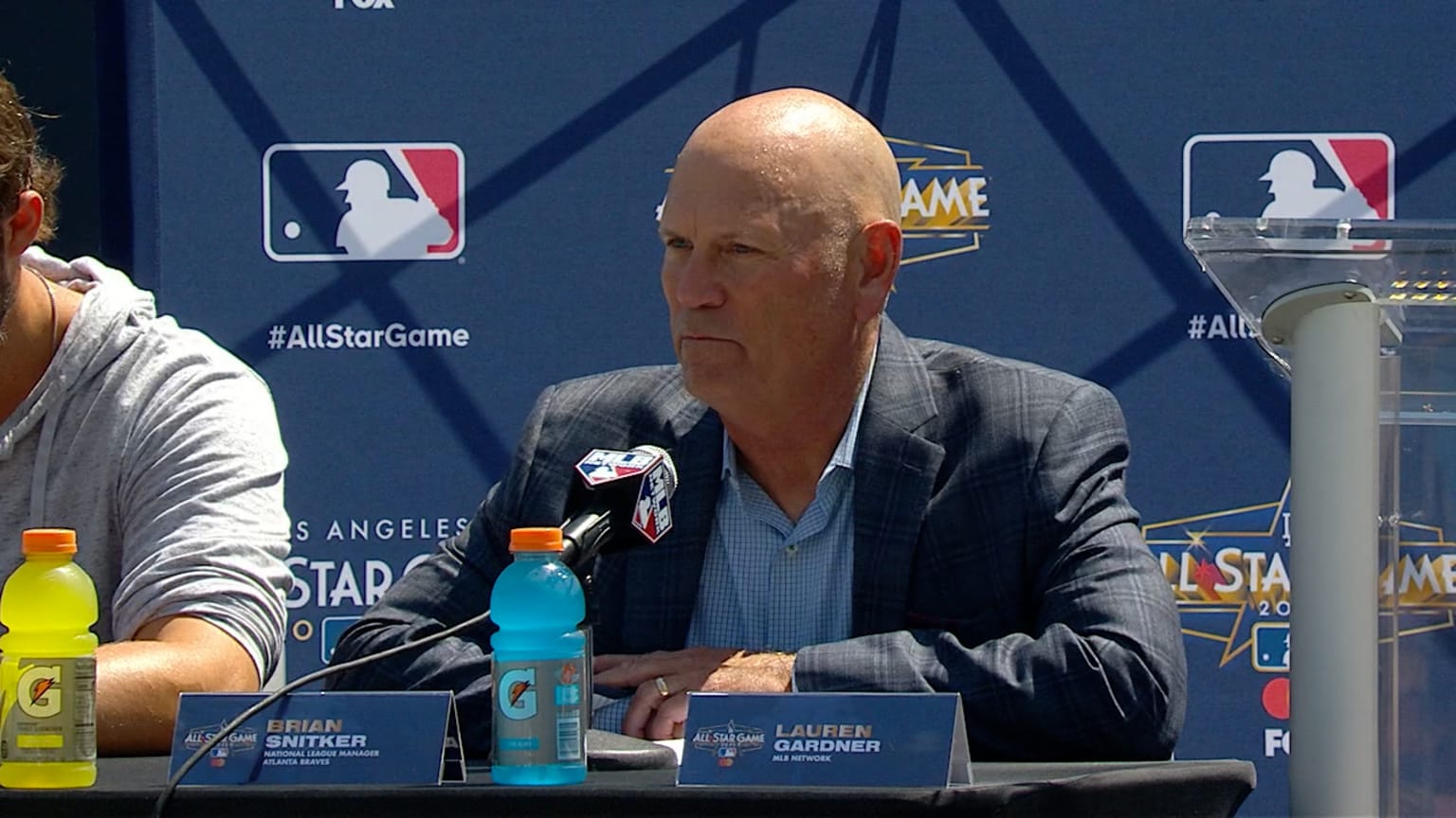 Brian Snitker announces Clayton Kershaw as NL starter | 07/18/2022 | MLB.com