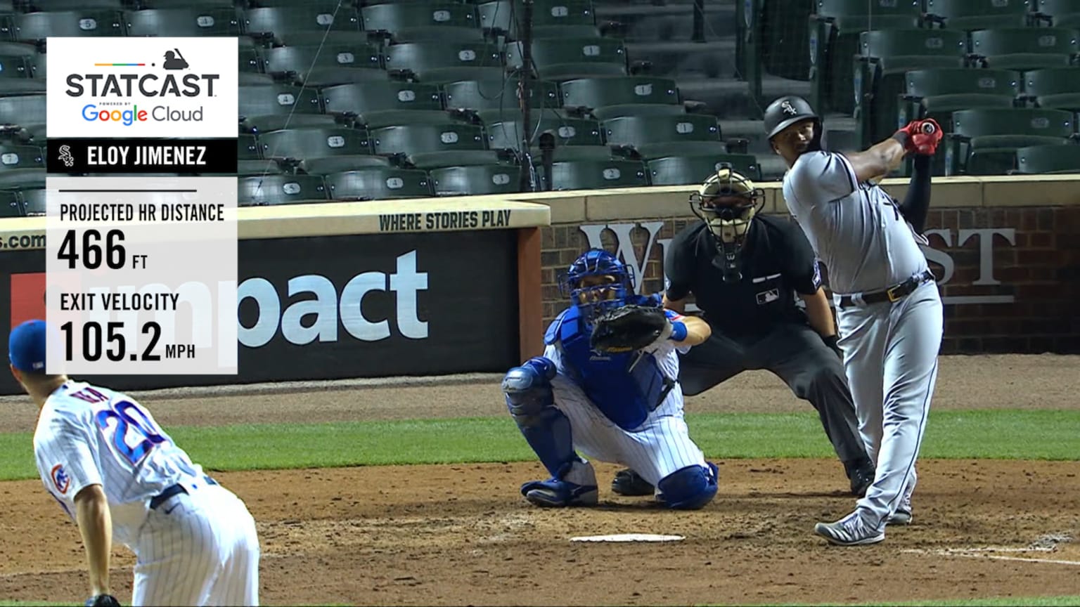 Eloy Jiménez crushes a monstrous 466-ft. home run | 08/21/2020 ...