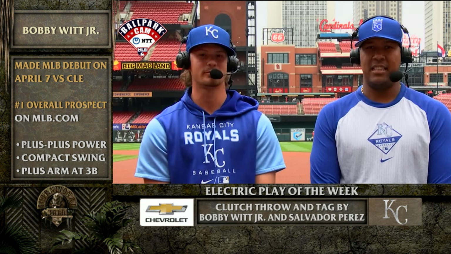 Bobby Witt Jr. Salvador Perez on friendship, defense | 04/12/2022 ...