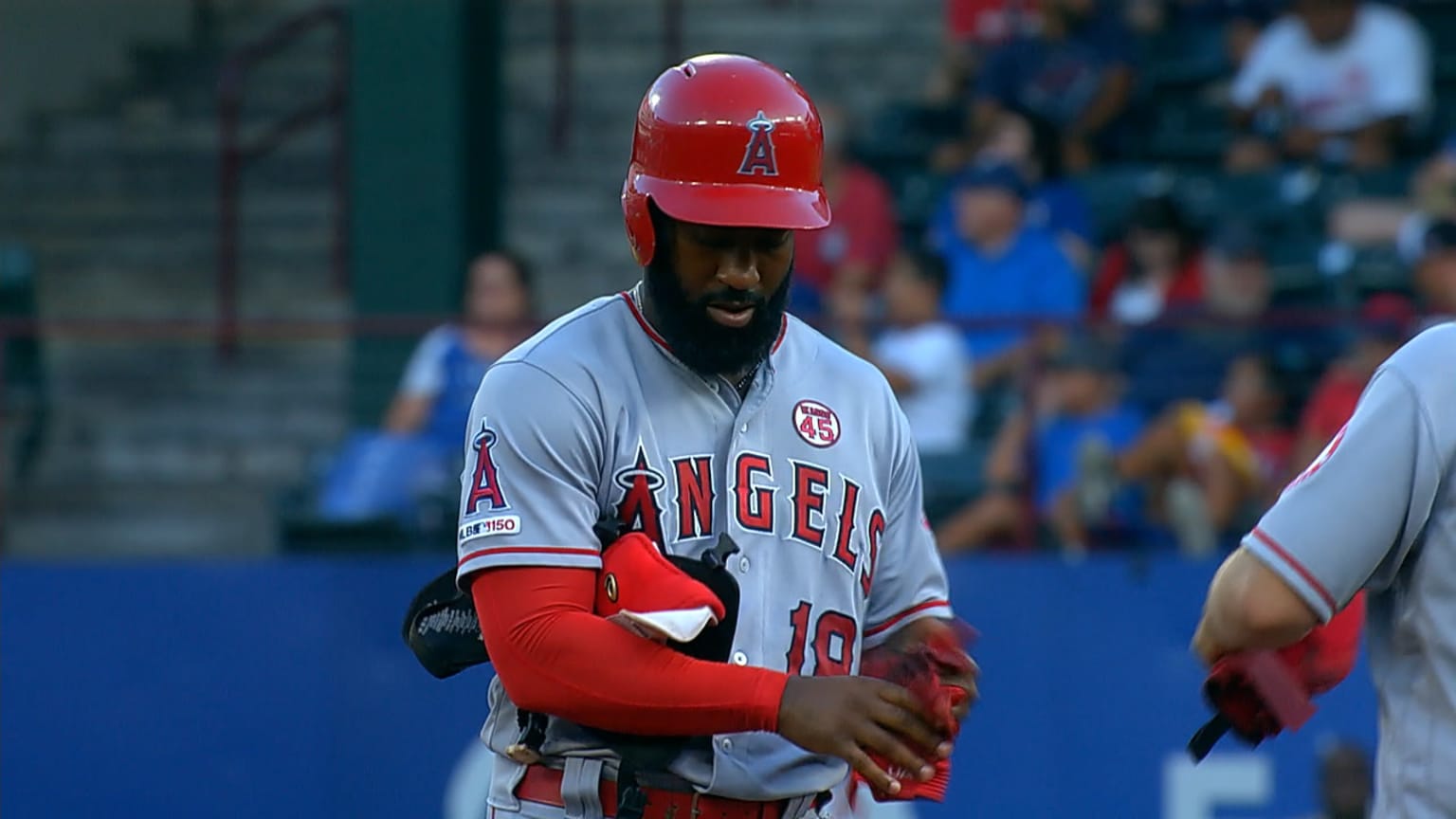 LAA@TEX: Goodwin remolca a Pujols con doble | 21/08/2019 | Los Angels ...