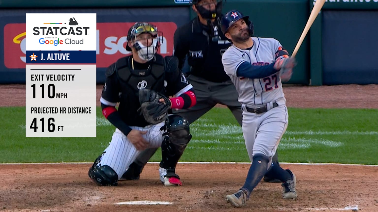 Jose Altuve crushes 416-foot, 110 mph homer in Game 4 | 10/12/2021 ...