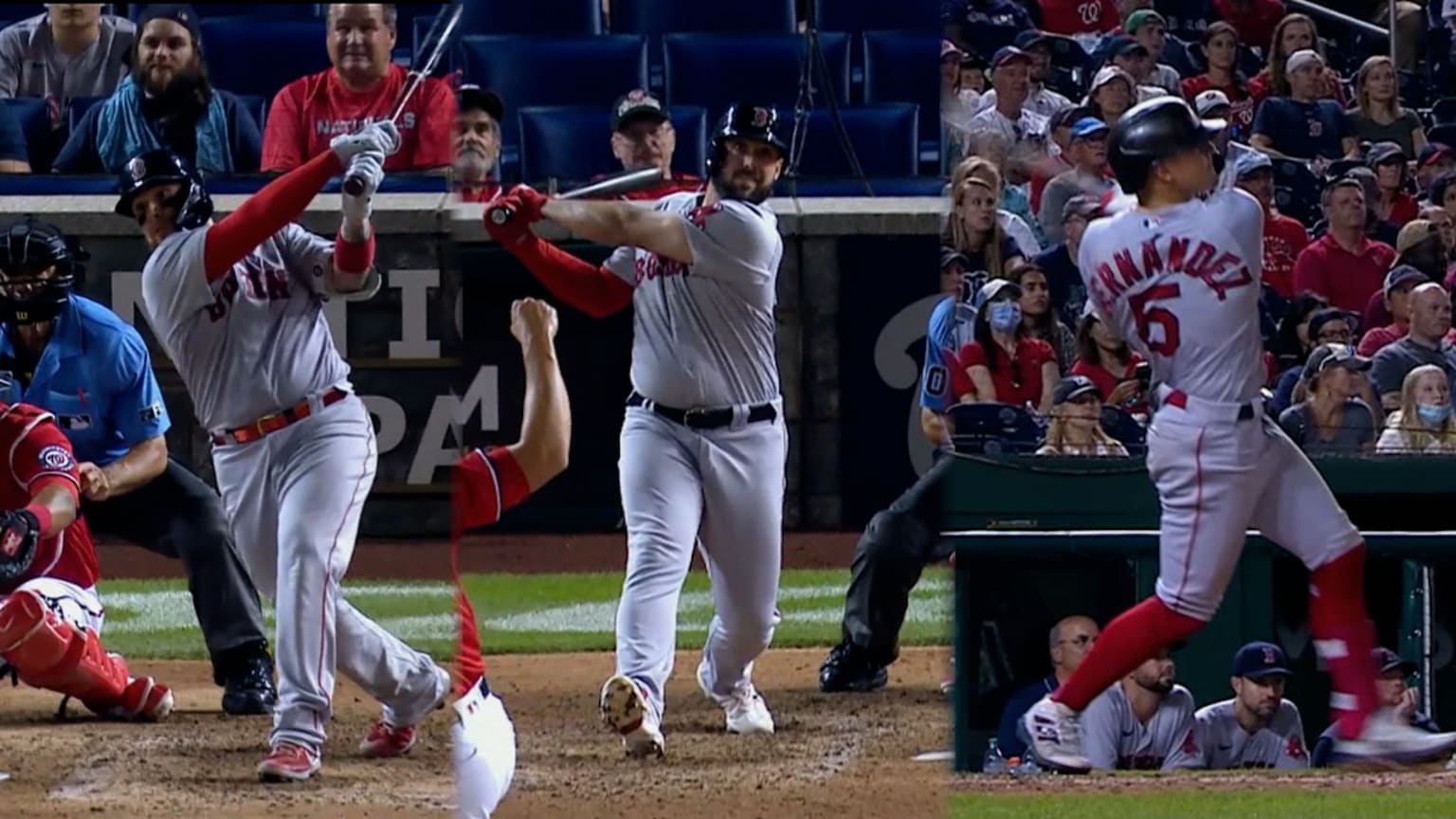 The Red Sox score four runs in the 9th inning | 10/02/2021 | Arizona ...