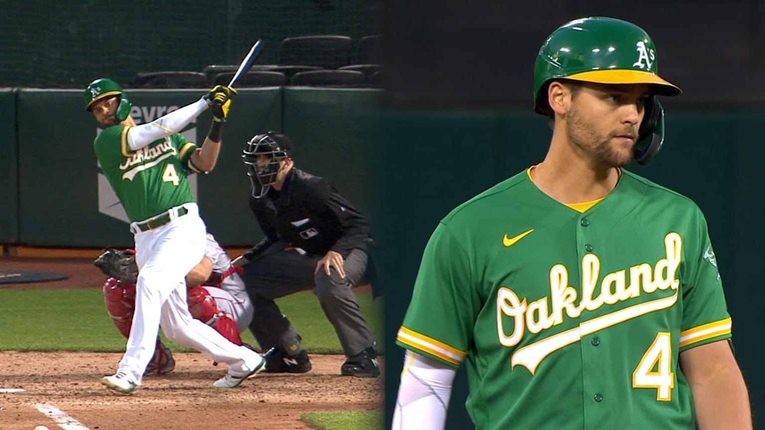 Chad Pinder's RBI double | 06/14/2021 | Oakland Athletics
