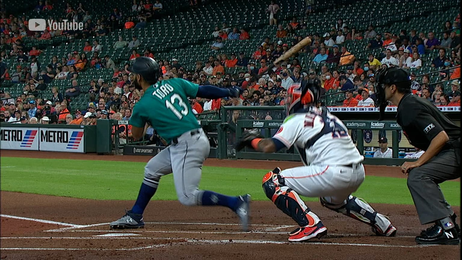 Abraham Toro pulls a two-run double into right field | 09/08/2021 | MLB.com