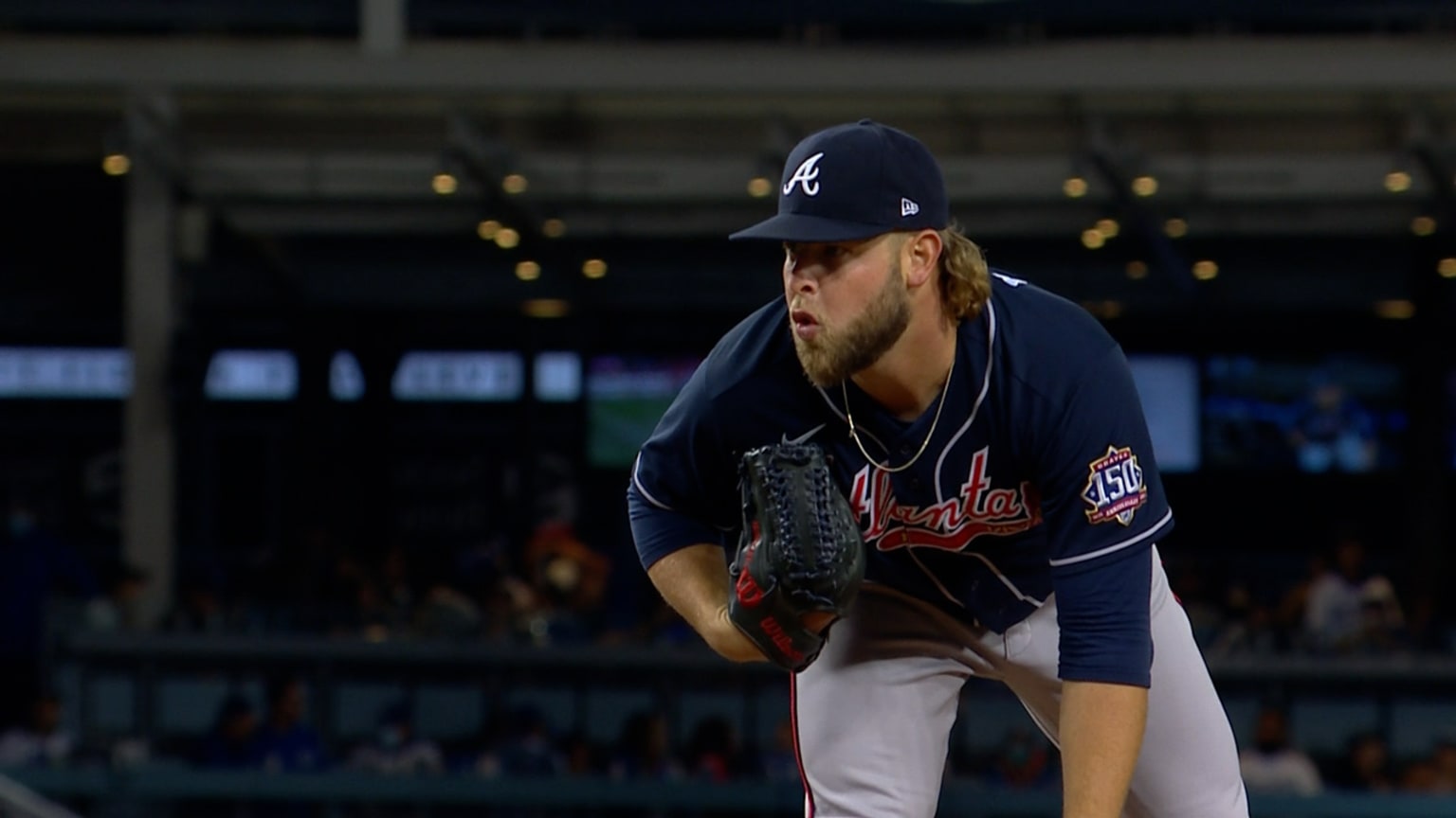 A.J. Minter throws two strong innings in relief | 10/20/2021 | Atlanta ...