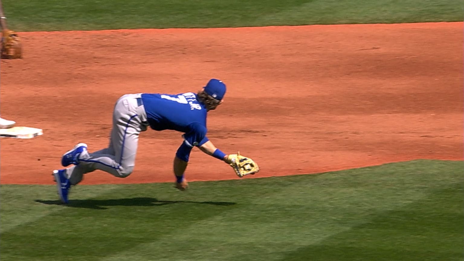 Bobby Witt Jr. makes an amazing flip play to second | 04/24/2022 | MLB.com