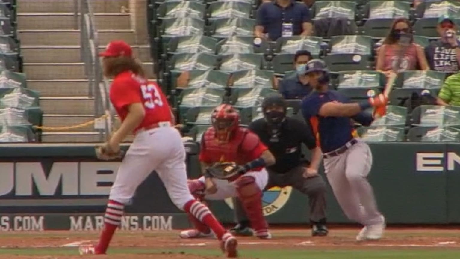 Taylor Jones hits a sharp RBI single to right field | 03/20/2021 ...