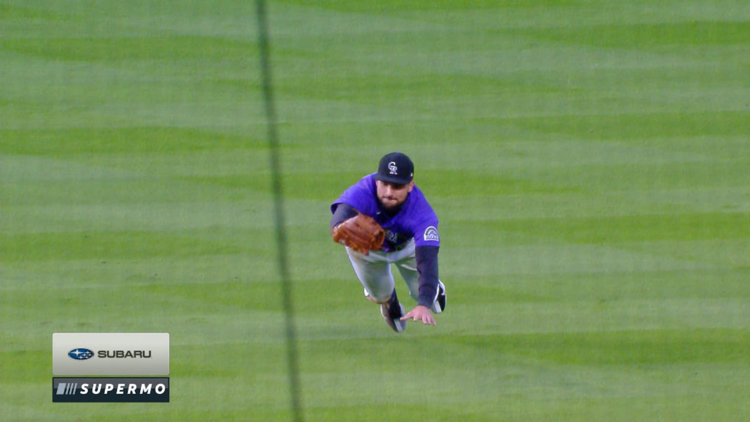 Sam Hilliard makes a nice diving catch in center | 04/29/2022 | New ...