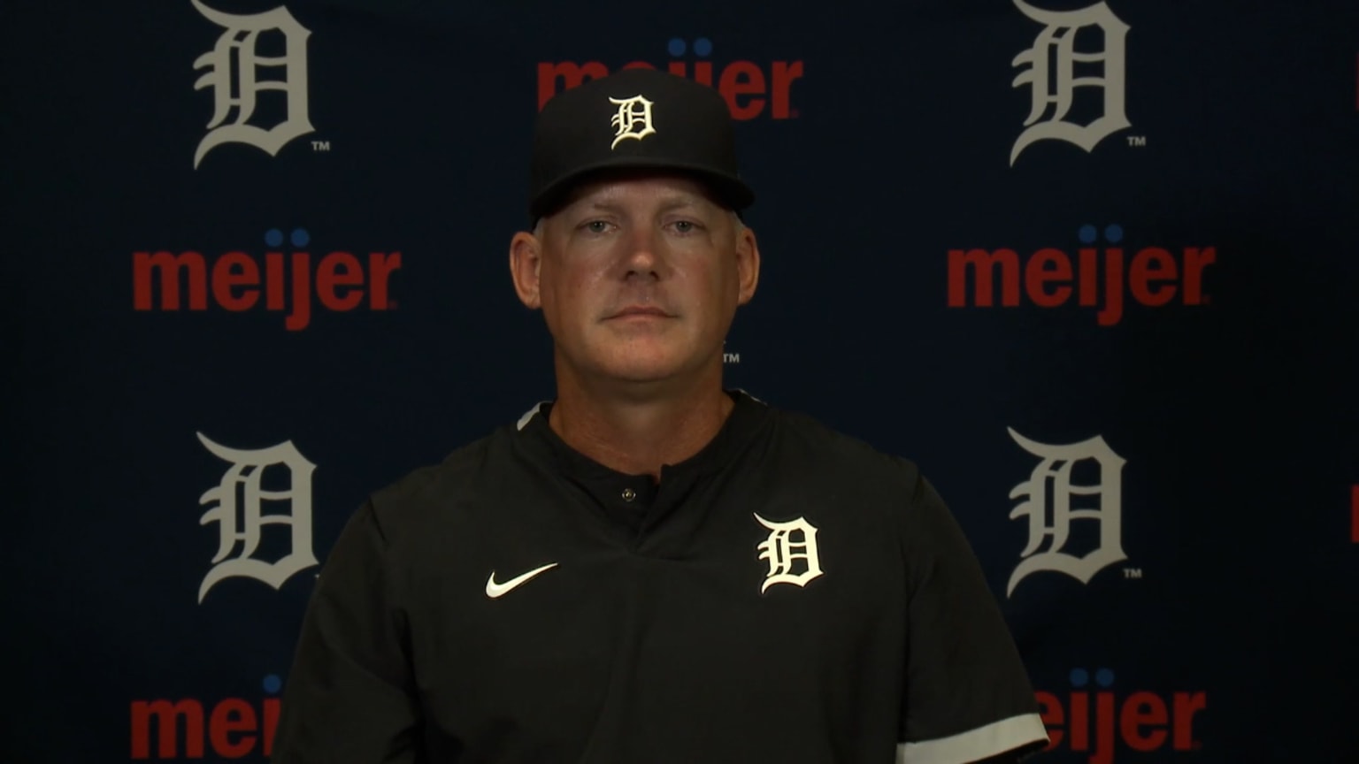 A.J. Hinch discusses Reyes' HR, Manning's start | 08/27/2021 | Detroit ...