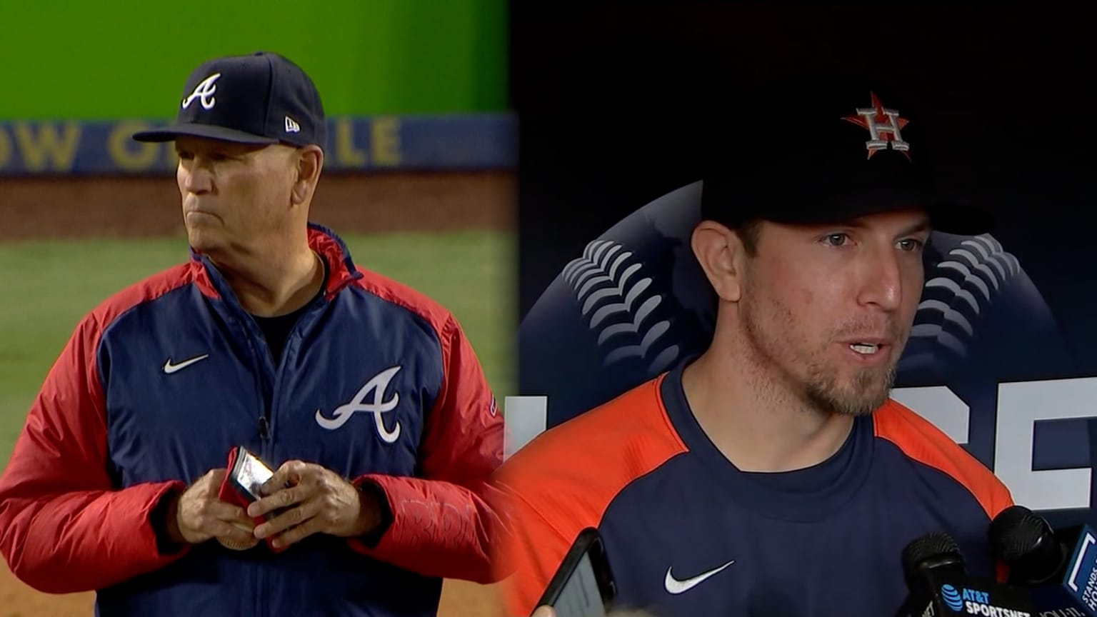 Troy Snitker on facing his dad's team in World Series | 10/25/2021 ...