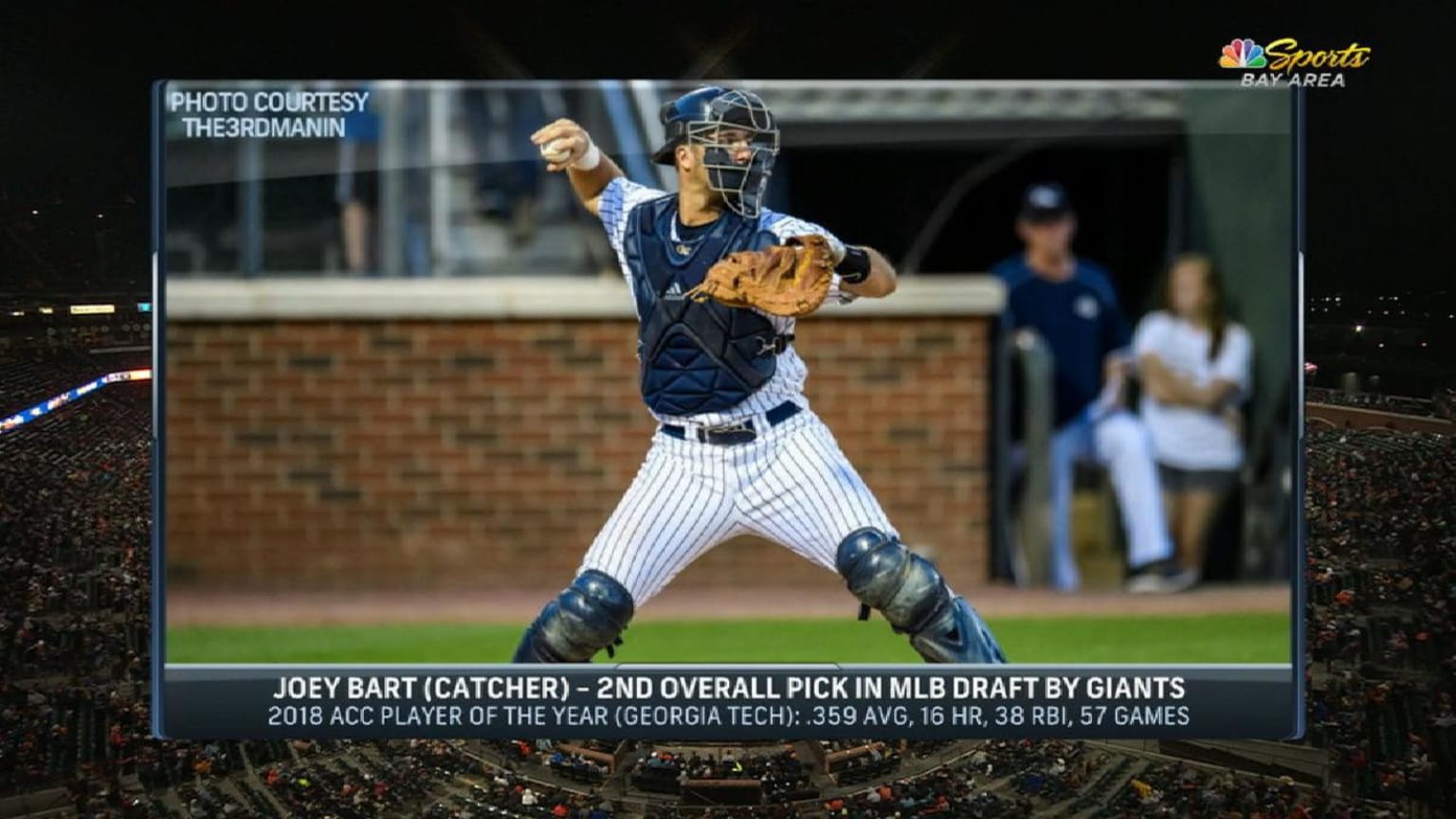 ARI@SF: Giants booth on drafting Bart at No. 2 | 06/04/2018 | MLB.com