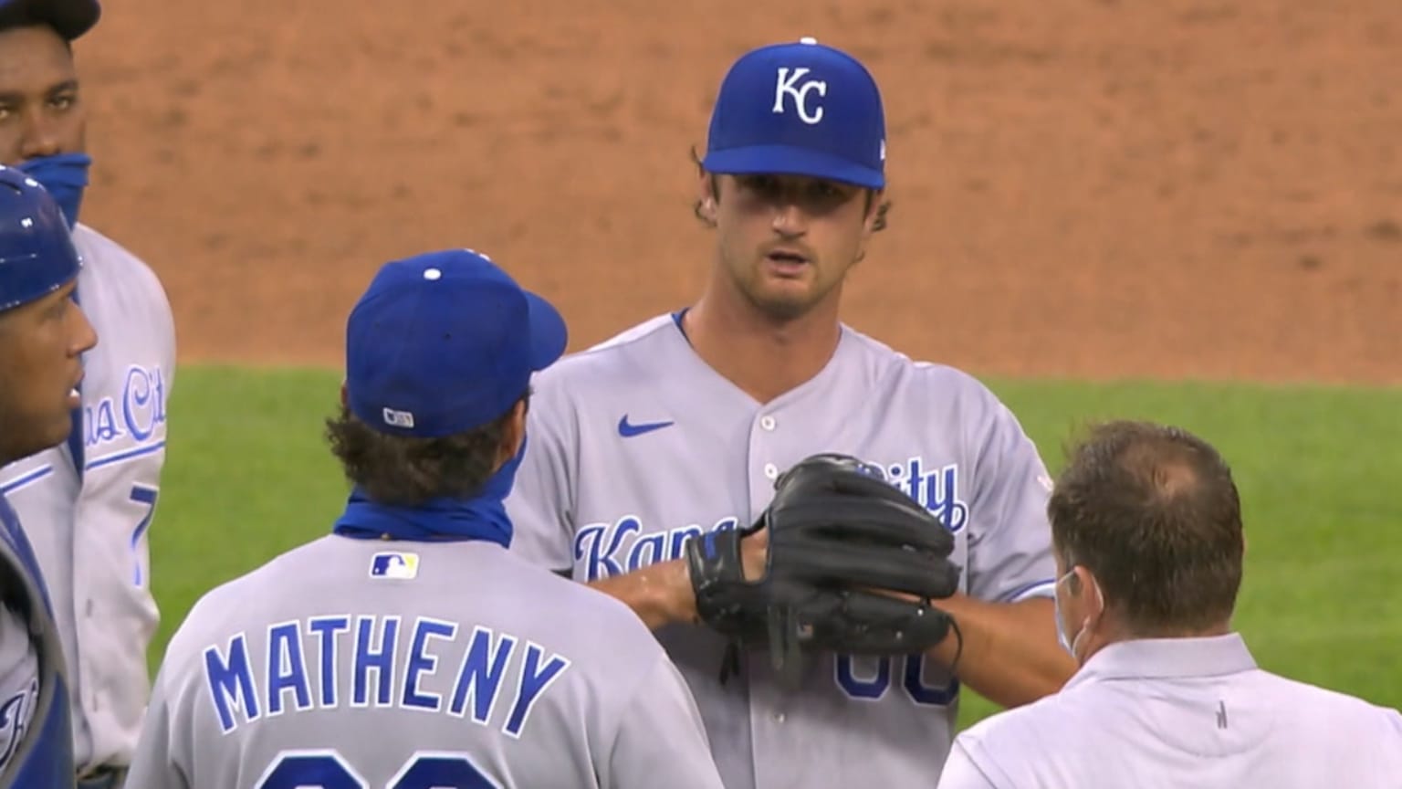 Foster Griffin exits with a forearm injury in the 4th | 07/27/2020 ...