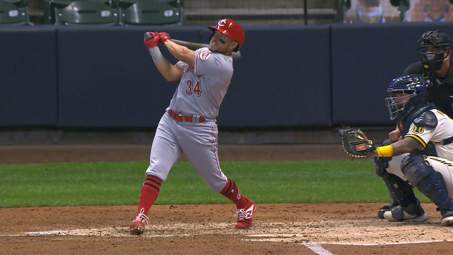 Mark Payton doubles in the 5th for first MLB hit | 08/25/2020 | New ...