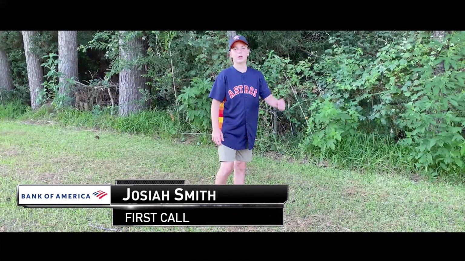 Josiah Smith gives the first call before Astros game | 08/10/2020 ...