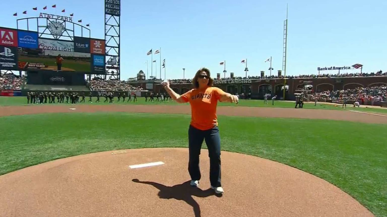 May 14th First Pitch / Nestle Dreyer's / Mary Kilmer | 05/14/2017 | MLB.com