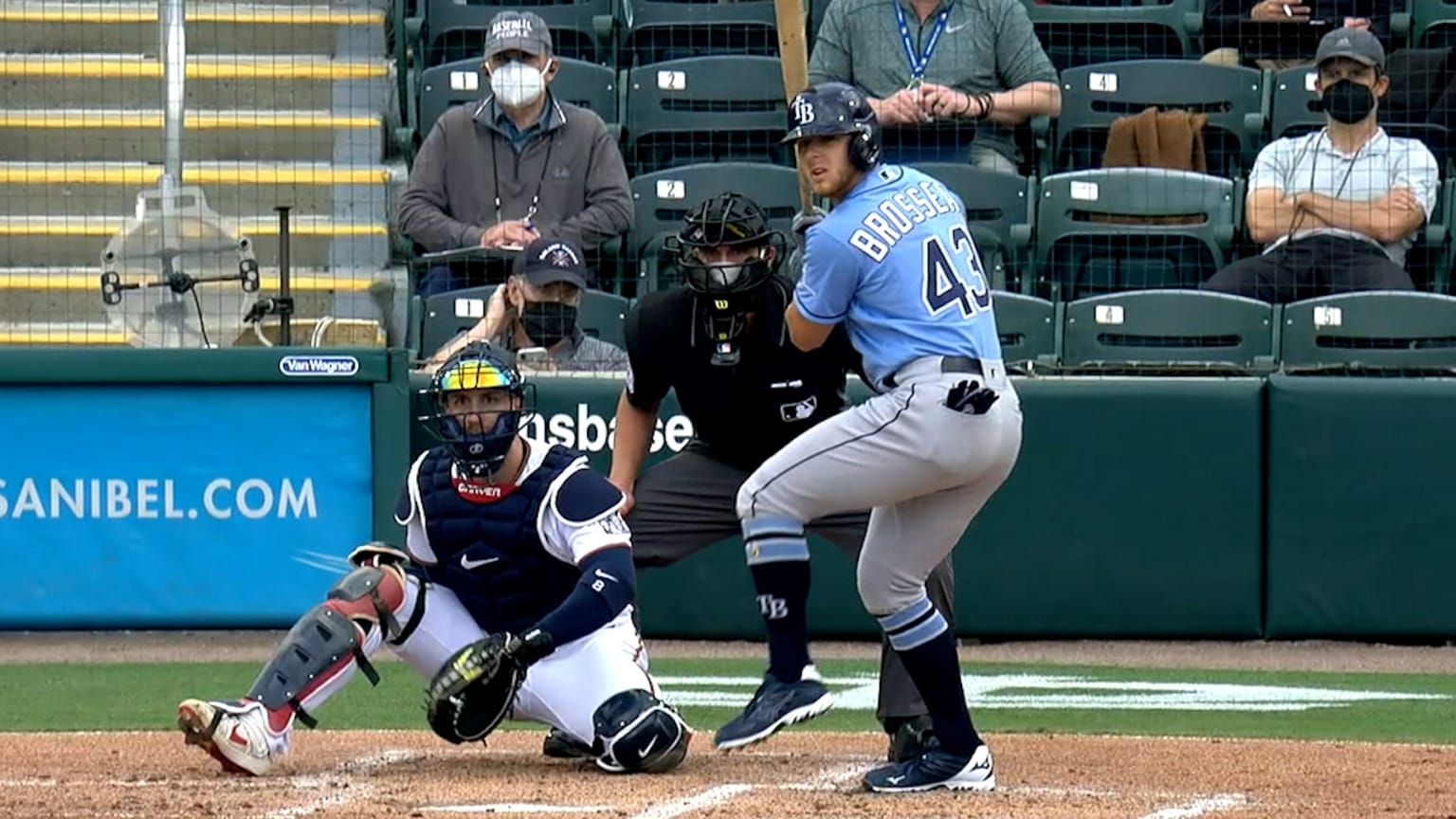 Mike Brosseau belts a solo home run to right field | 03/20/2021 ...