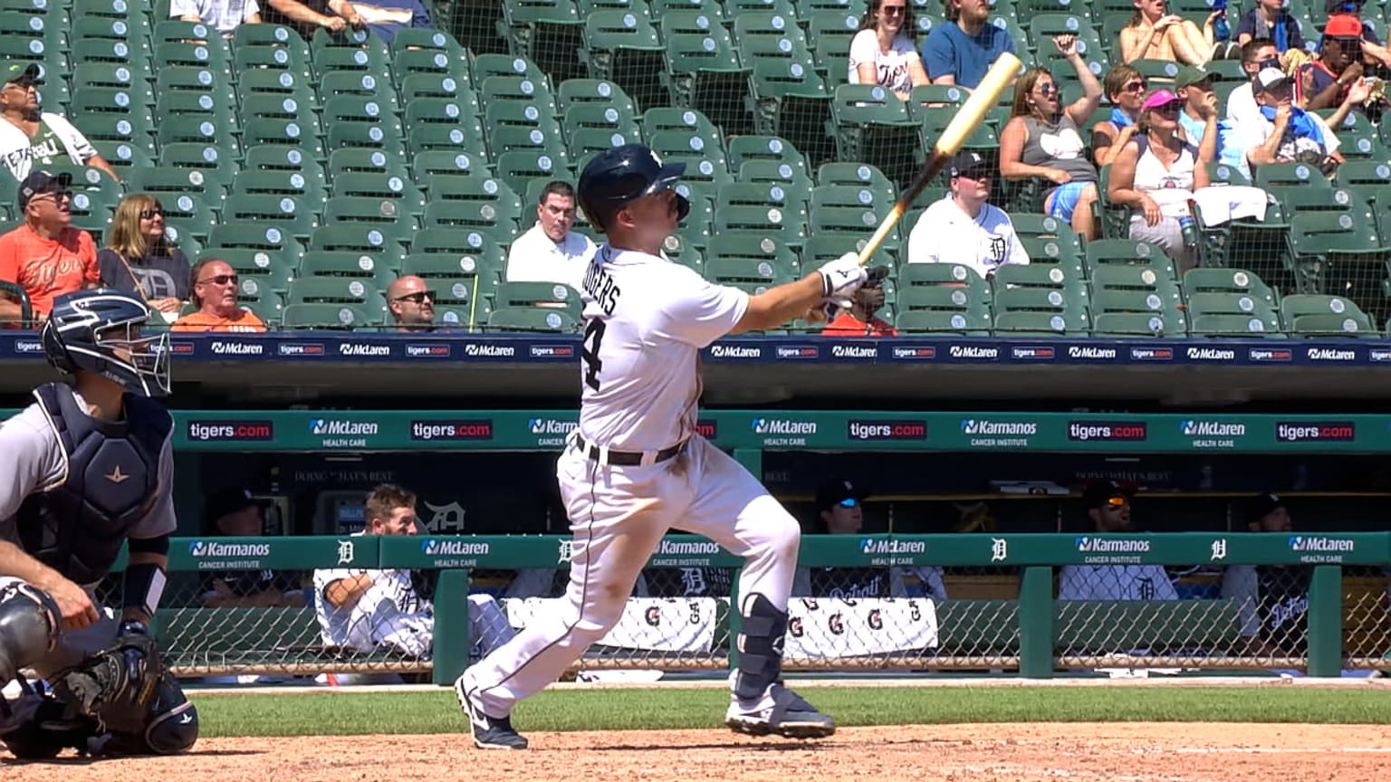 Rogers plates run on 1st triple | 06/10/2021 | Detroit Tigers
