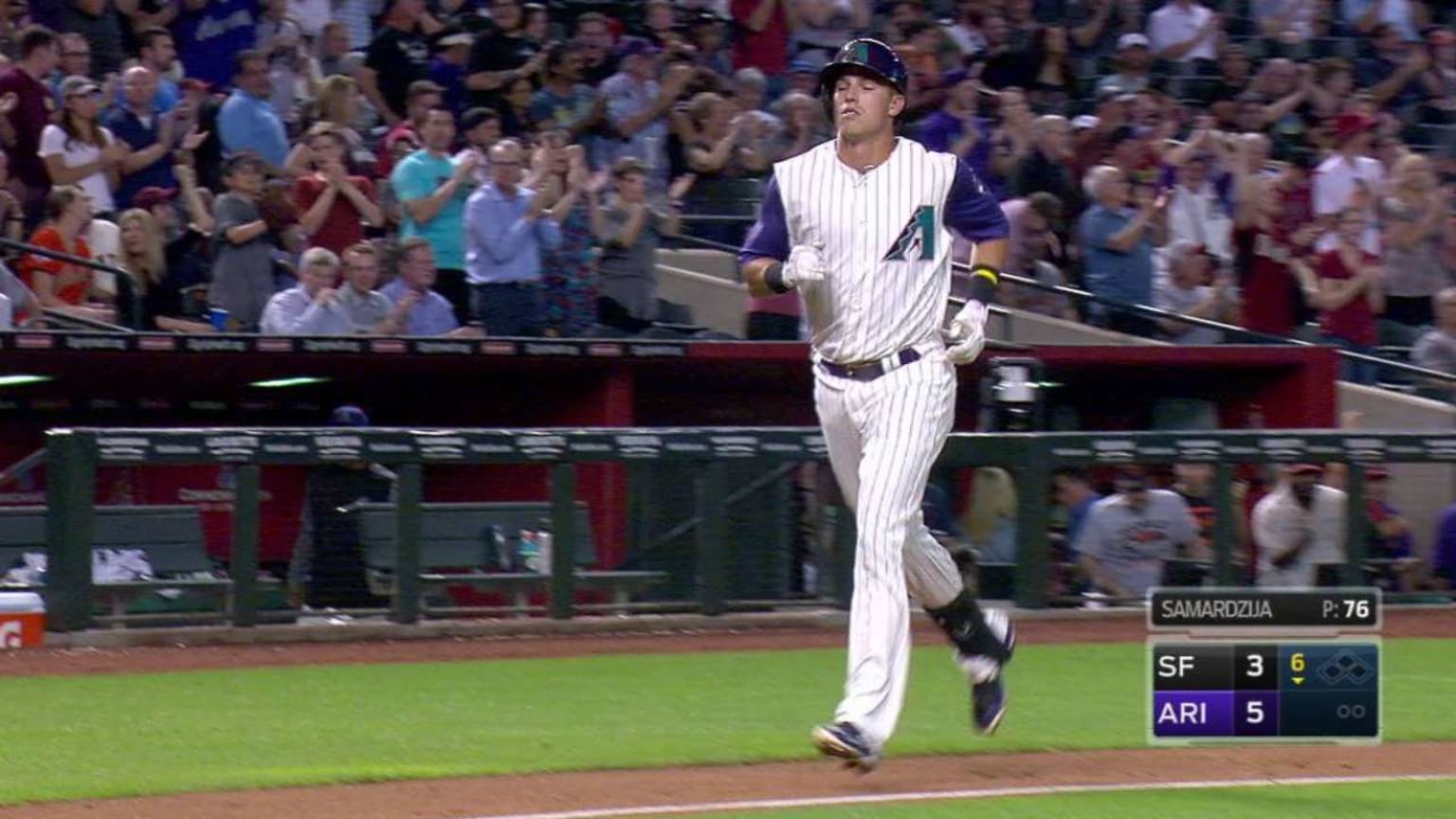 SF@ARI: Lamb's three-run homer puts D-backs up, 5-3 | 04/06/2017 ...