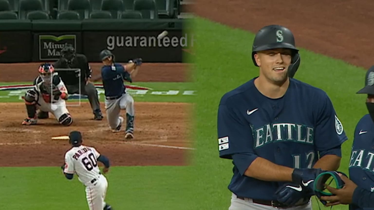 Evan White adds first Major League hit to resume | 07/24/2020 | Seattle ...