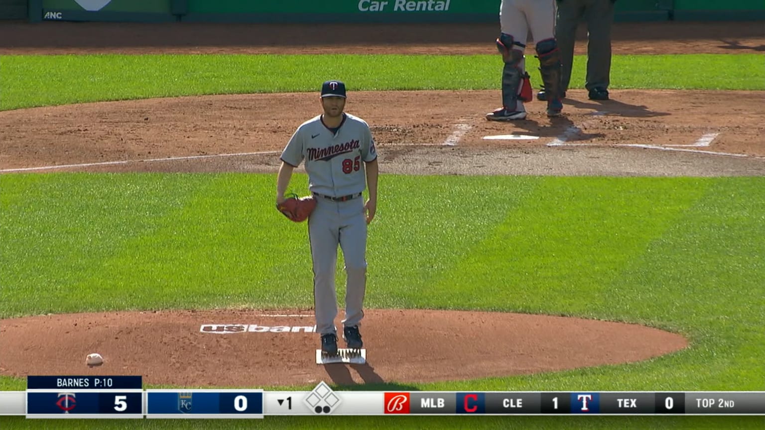 Charlie Barnes K's Nicky Lopez with a breaking ball | 10/03/2021 ...