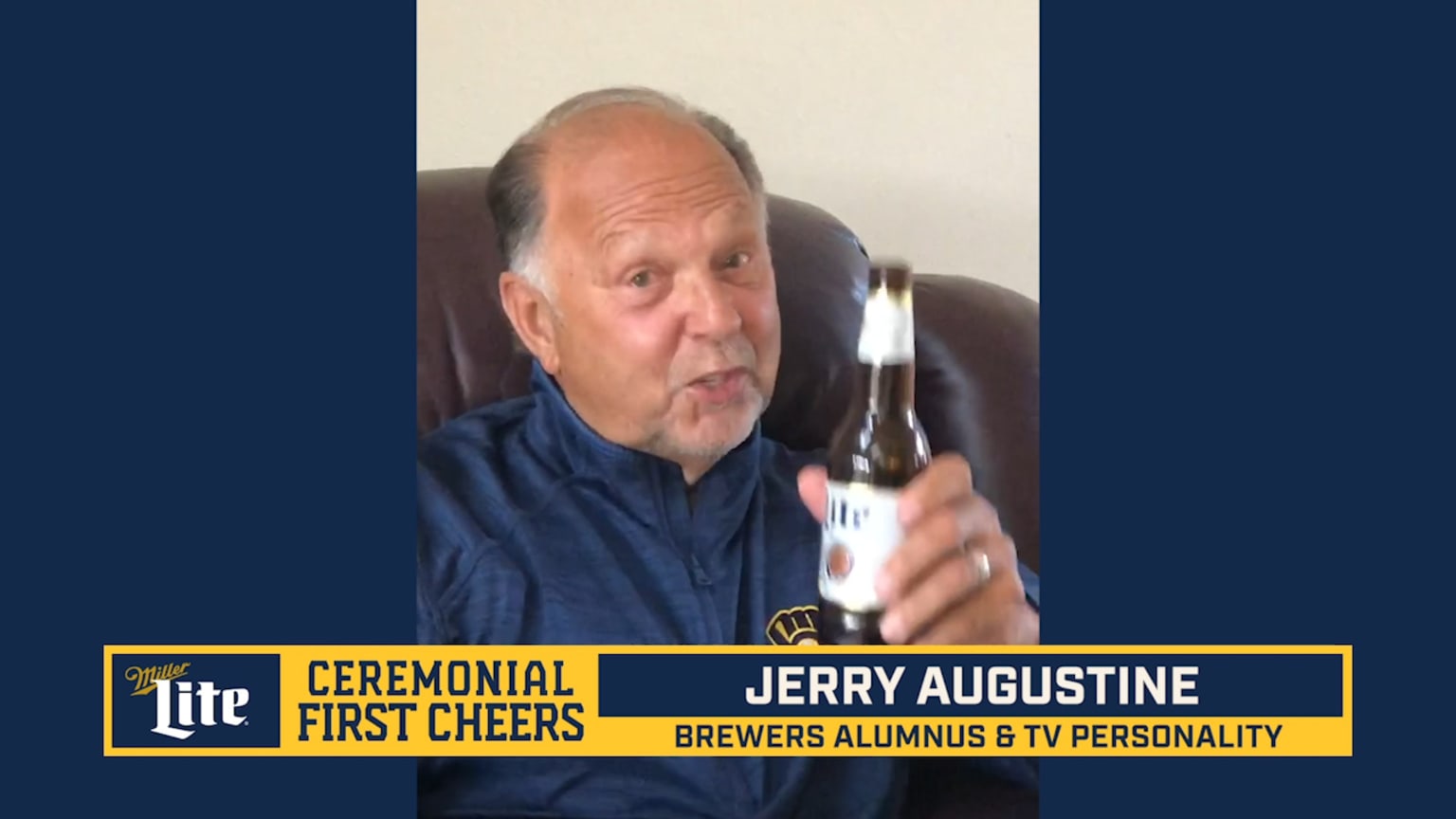 Jerry Augustine salutes Brewers with First Cheers | 08/24/2020 ...