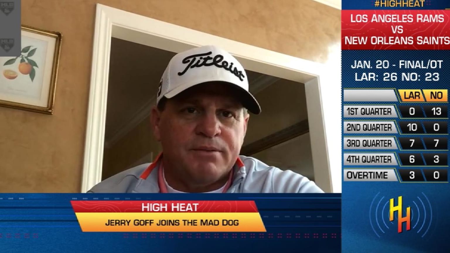 Jerry Goff, Jared Goff's father, joins High Heat | 01/29/2019 | Houston ...