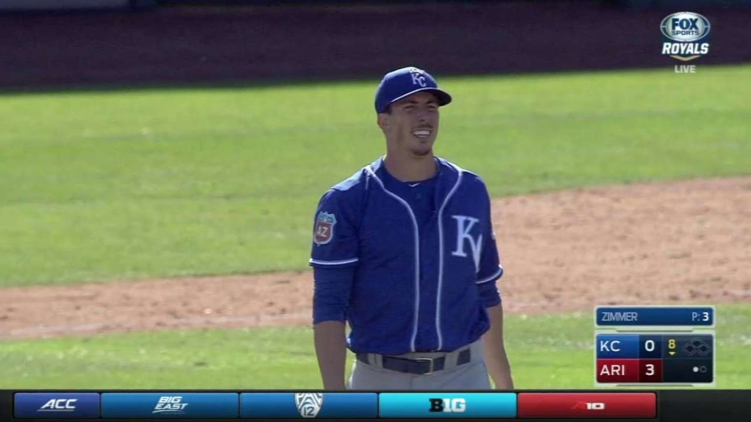 KC@ARI: Zimmer strikes out Morozowski | 03/12/2016 | MLB.com