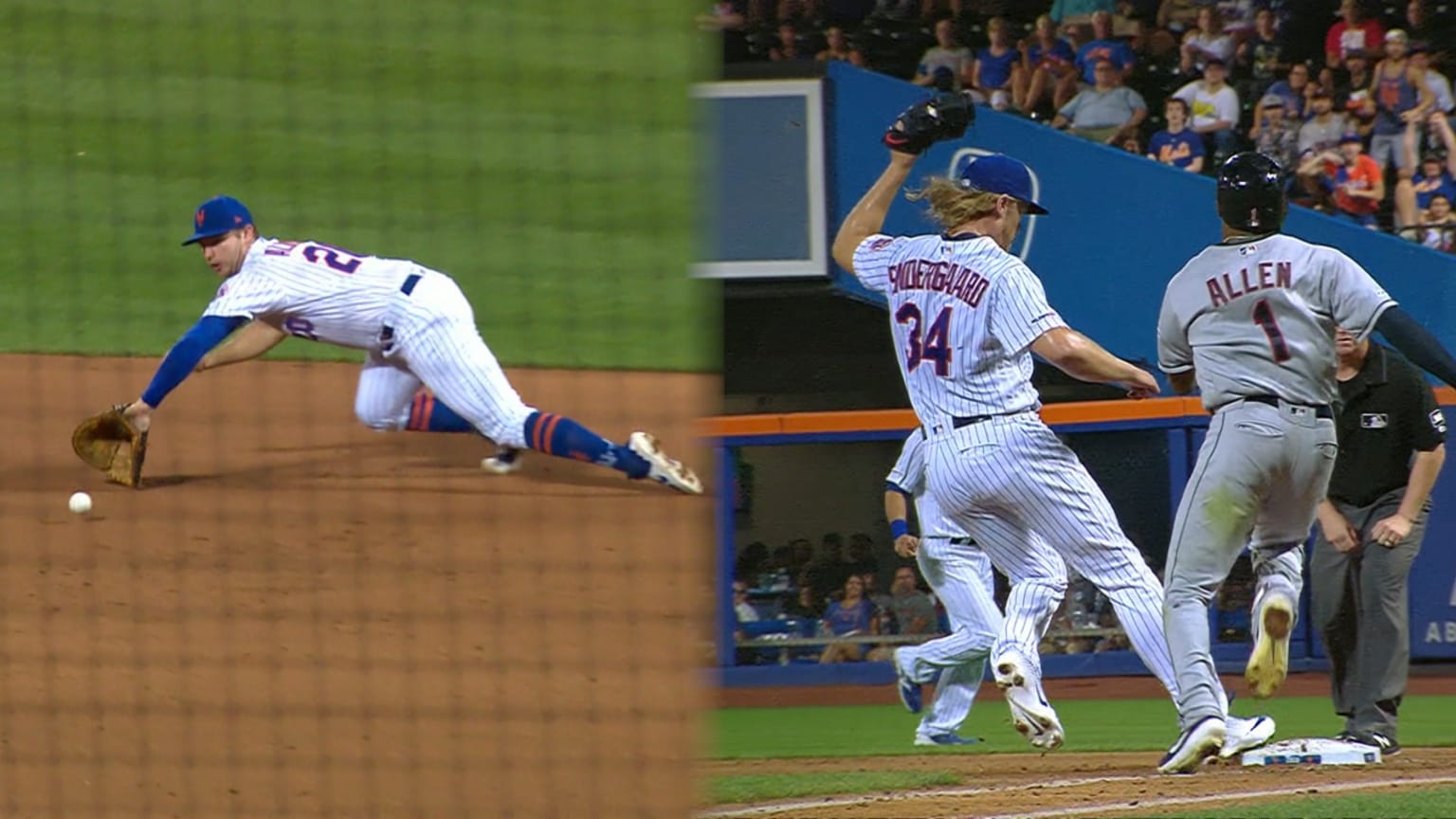 CLE@NYM: Pete, Thor combine for out and get hyped | 08/22/2019 | New ...