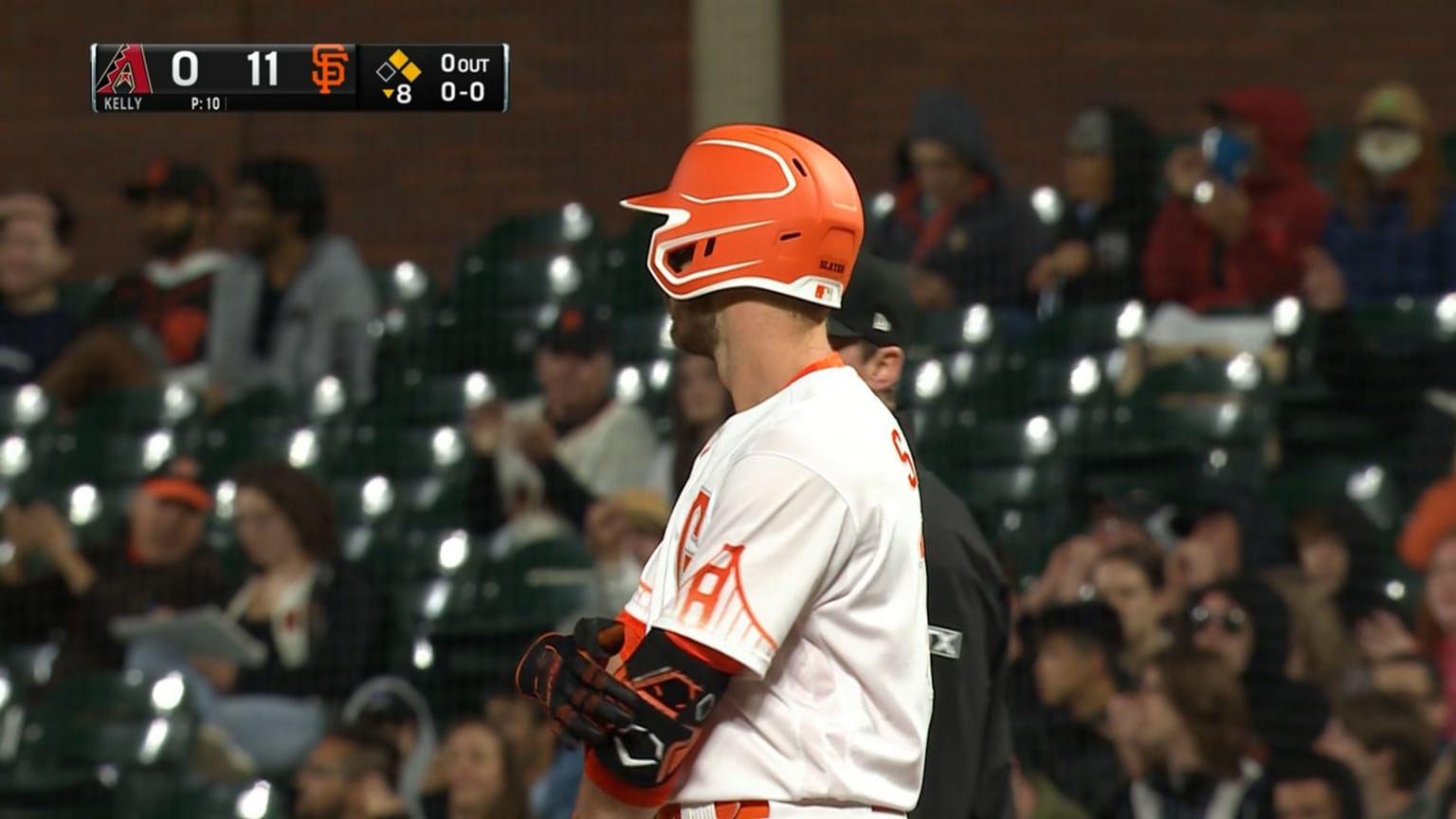 Austin Slater singles on a line drive to center | 07/12/2022 | San ...