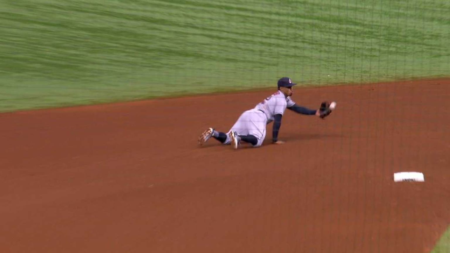 CLE@TB: Lindor makes terrific diving stop, glove flip | 09/12/2018 ...