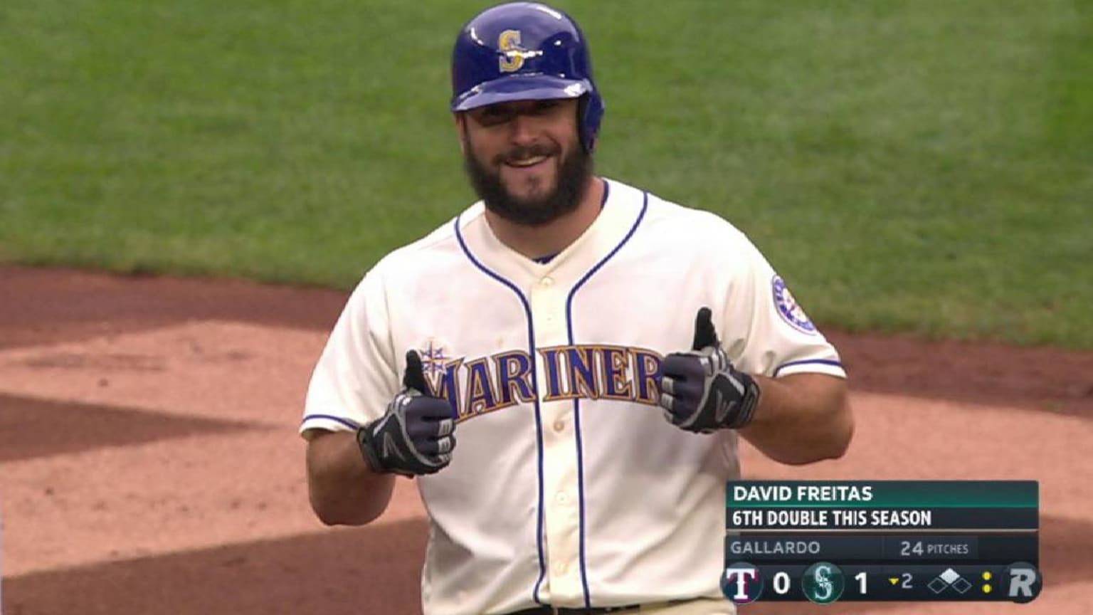 TEX@SEA: Freitas plates Negron on a double in the 2nd | 09/30/2018 ...