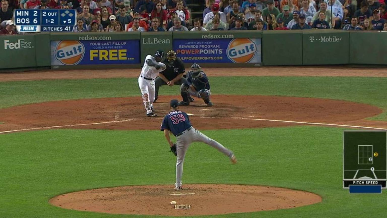 MIN@BOS: Bradley Jr. launches a homer to center | 07/21/2016 | Boston ...