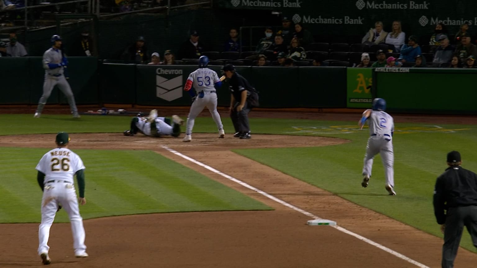 Marcus Semien scores on wild pitch by Ryan Castellani | 04/22/2022 ...