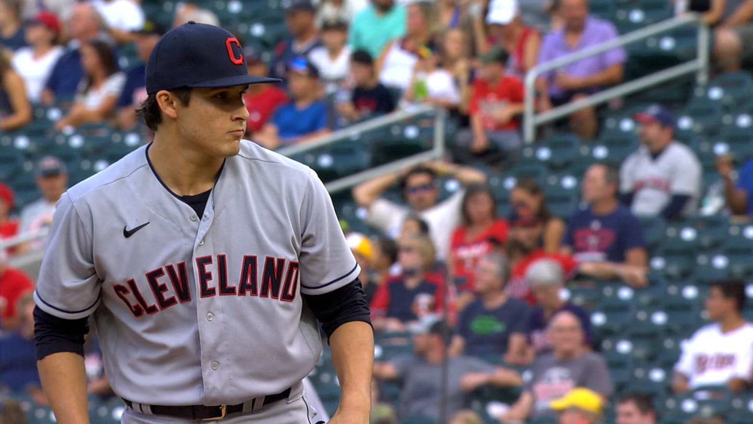 Eli Morgan's eight strikeouts | 08/17/2021 | Cleveland Guardians