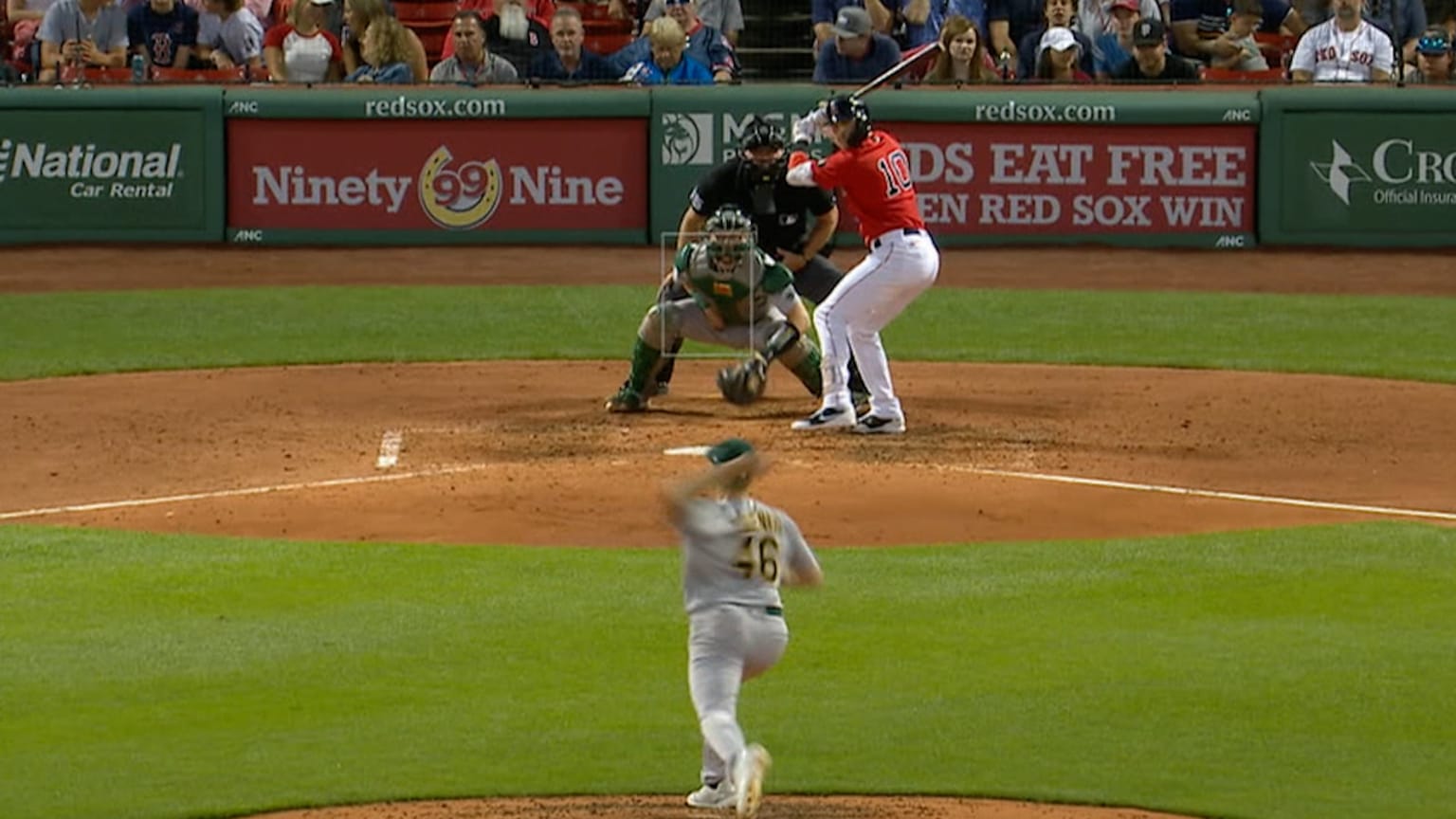 Jared Koenig poncha a Trevor Story | 14/06/2022 | Los Athletics de Oakland