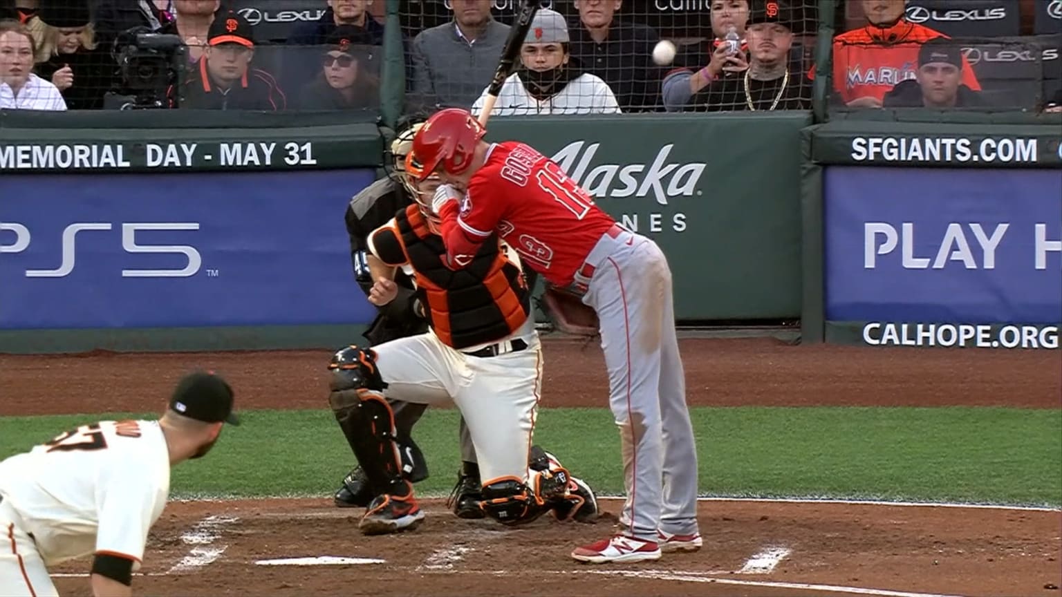 Andrew Heaney crosses the dish in the 3rd | 06/01/2021 | Los Angeles Angels