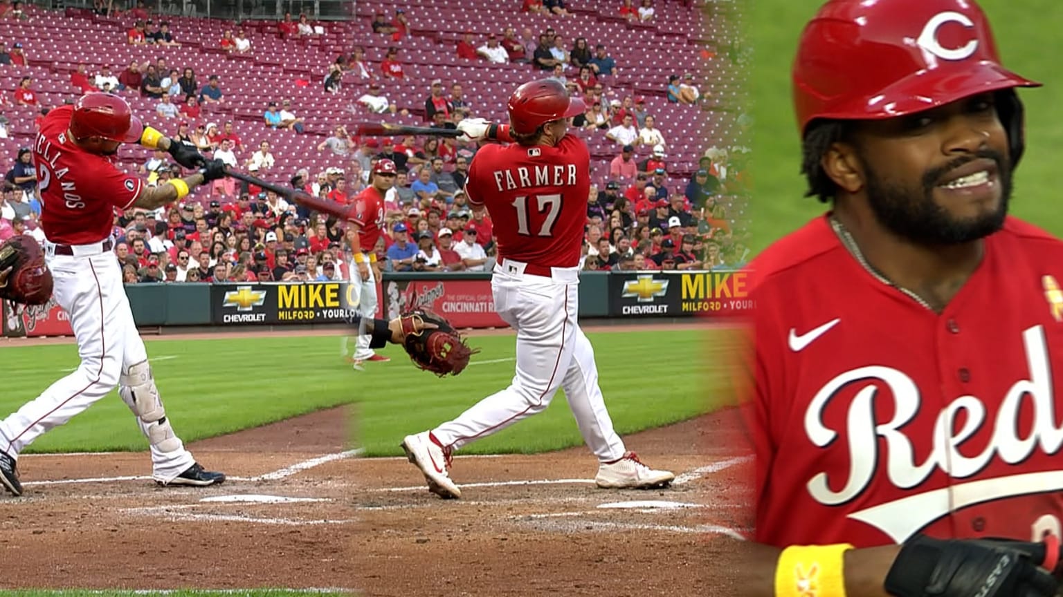 The Reds score seven runs in the 2nd inning | 09/01/2021 | Cincinnati Reds