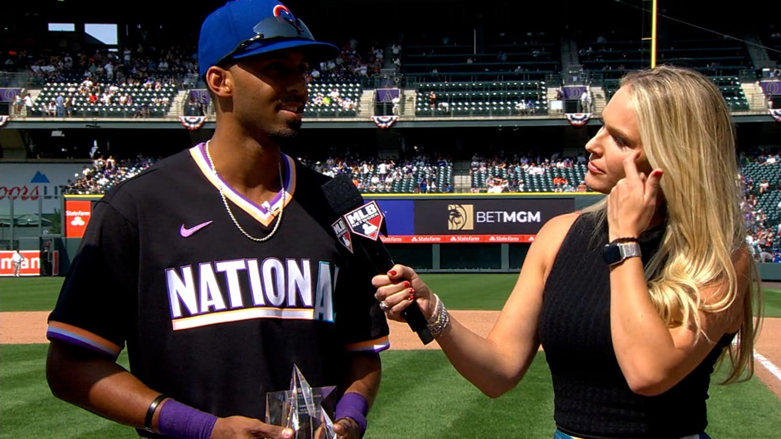 Brennen Davis on Larry Doby MVP Award, two homers | 07/12/2021 ...